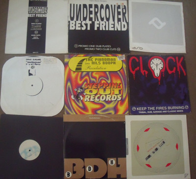 House Dance Rave Trance Techno DJ - 12” Vinyl Job Lot Party Deep House ...