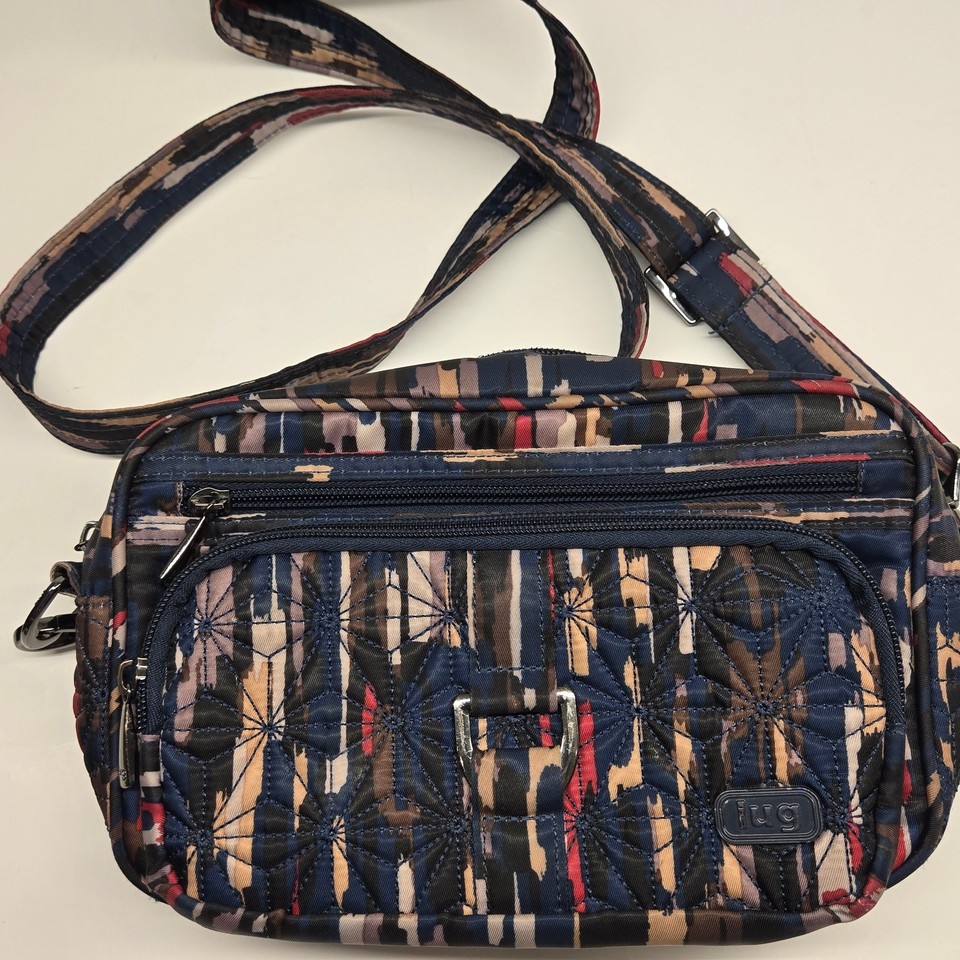 LUG Carousel Quilted Multi-Color Convertible Crossbody and Belt Bag | eBay