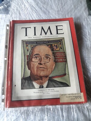 Magazine TIME Harry S. Truman NOVEMBER 6 1944 | eBay