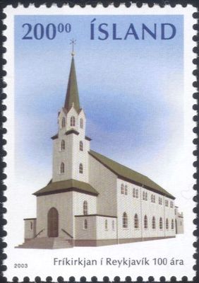 Iceland 2003 Reykjavik Free Church/Building/Architecture/Heritage 1v ...
