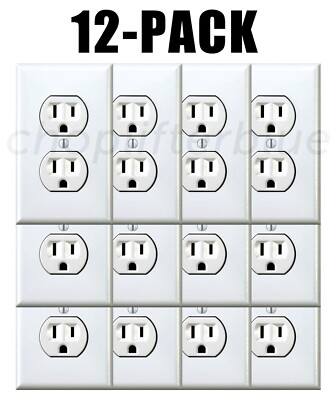 Electrical Outlet Stickers 12-Pack Prank Fake Joke Funny Custom Decal ...