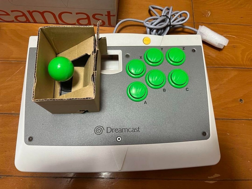 Almost unused SEGA Dreamcast Arcade Stick HKT-7300 Controller Tested ...