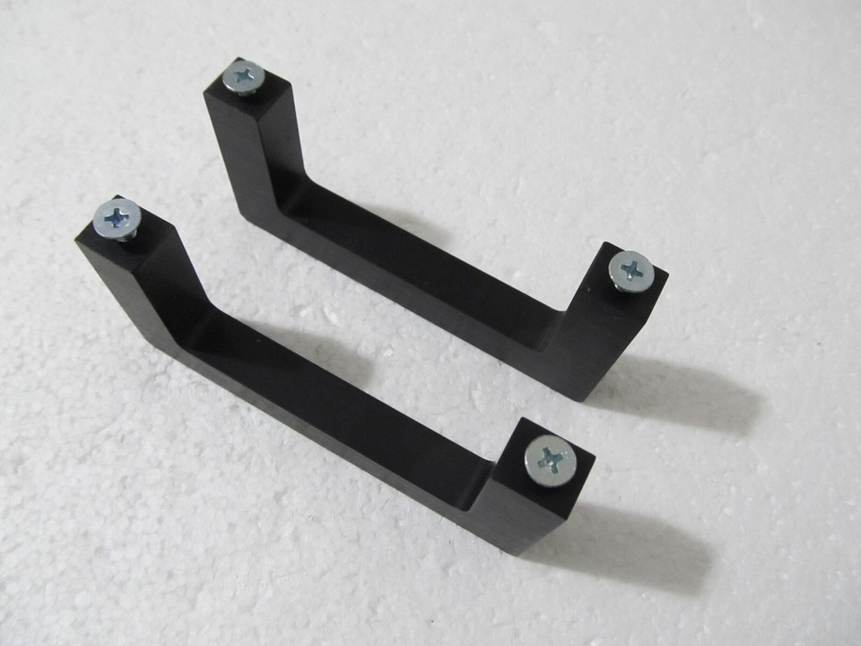 3U Aluminum Rack Mount Handles w/ Screws - Equipment Amplifier Black | eBay