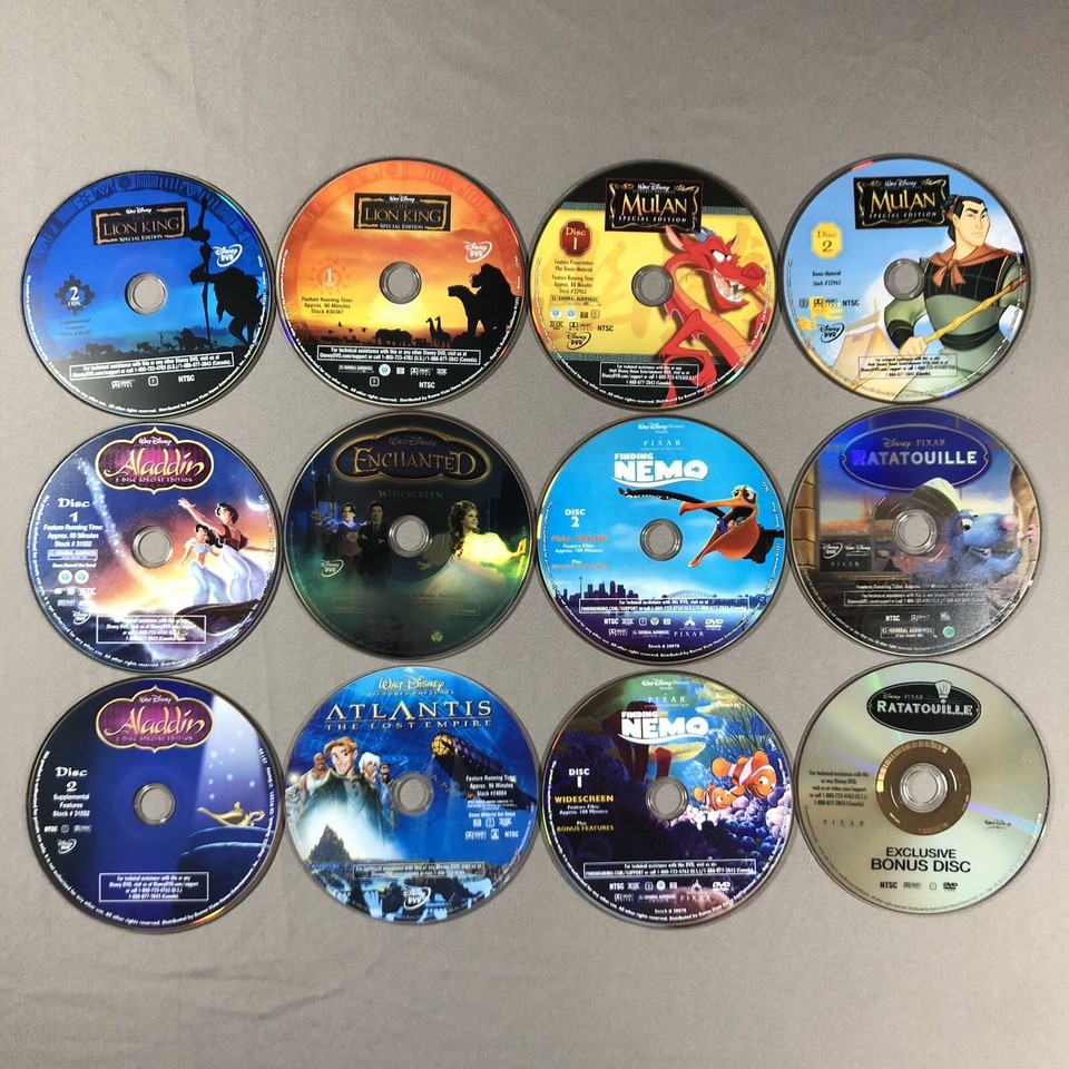 DISNEY DVD MOVIE LOT, YOU CHOOSE, YOUR CHOICE, (Disc Only) BUY MORE ...
