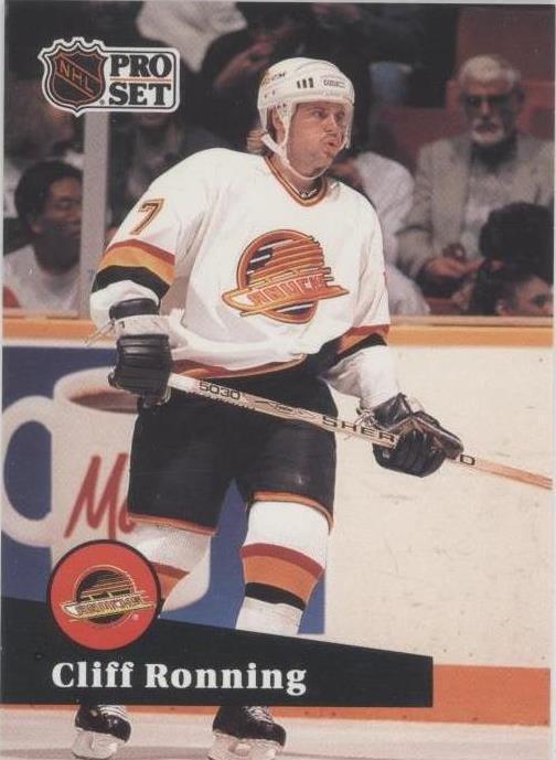 1991-92 Pro Set - Cliff Ronning #241 for sale online | eBay