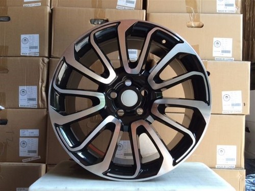 22" BLACK AUTOBIOGRAPHY STYLE RIMS WHEELS FITS LAND ROVER RANGE HSE SC ...