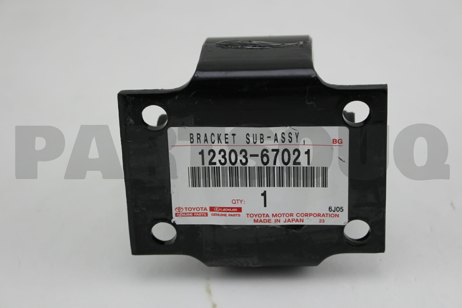 1230367021 Genuine Toyota BRACKET SUB-ASSY, ENGINE MOUNTING, REAR 12303 ...