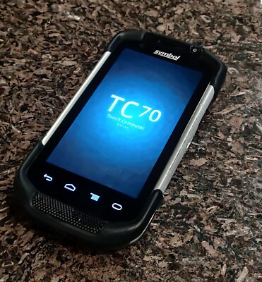 Zebra Symbol Motorola TC70 TC700H Touch Scanner w Battery Tested FREE ...