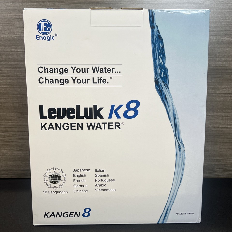 Kangen Enagic Leveluk K8 Water Filter Machine, New In Box, Free ...