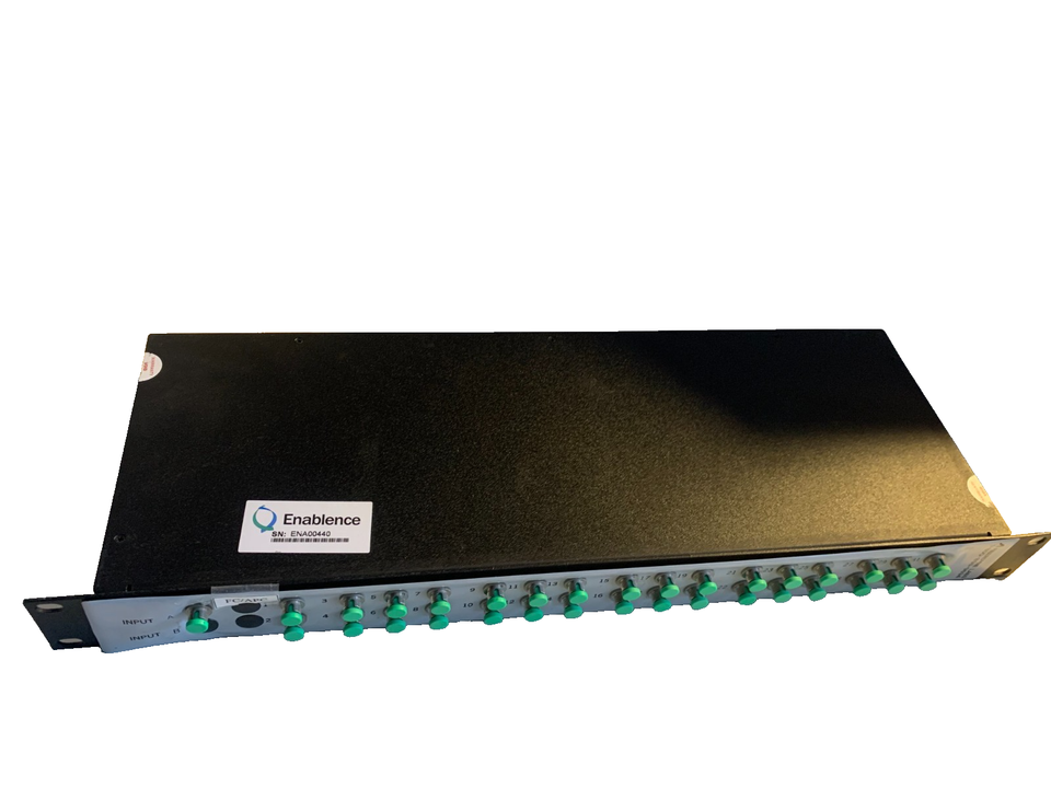 1x32 C-band optical fiber coupler module with FC/APC connectors ...