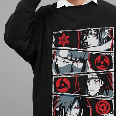 Naruto Anime Sweatshirt Itachi Uchiha Sweater Sasuke Sweat Shinsui ...
