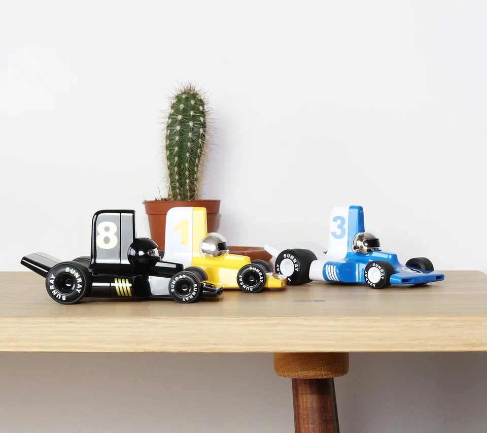 Playforever Velocita Emilio Racing Car – Black & Yellow | Free Shipping ...