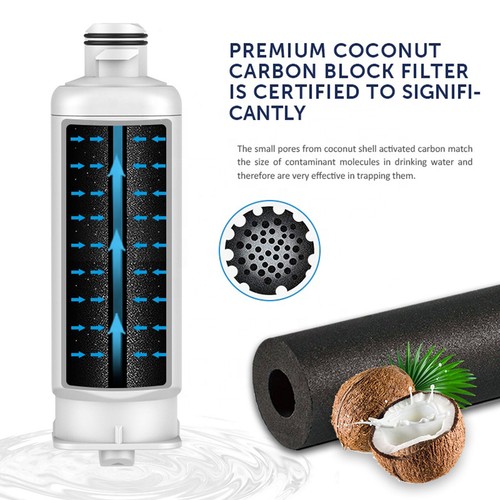 1-4 Fridge Filter for Samsung SRF7500BB, SRF7300SA, SRF7300BA ...