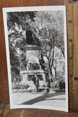 Vintage Photo 1930's Joseph Brant's (Thayendanegea) Monument | eBay