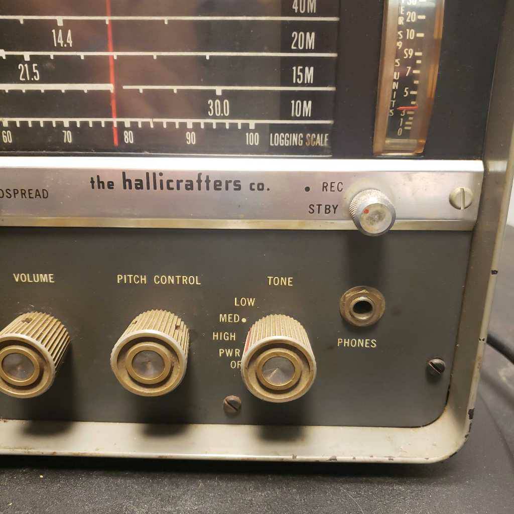 Vintage HalliCrafters SX-110 Short Wave Radio Vacuum Tube Array HAM ...