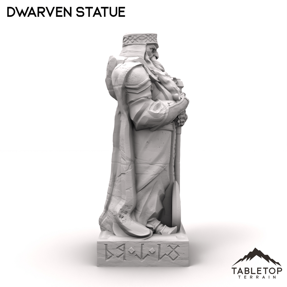 Dwarven Statue - Fantasy DND Dungeons and Dragons | eBay