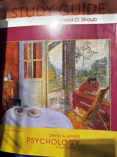 STUDY GUIDE to accompany DAVID G MYERS PSYCHOLOGY SEVENTH EDITION | eBay