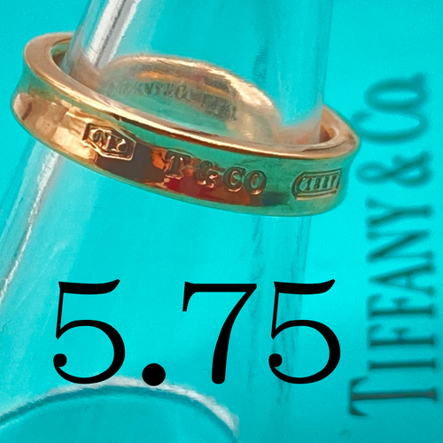 Tiffany & Co. 1837 Rubedo Band Ring Size US 5.75 4.4g Metal | eBay
