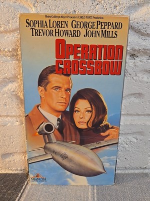 Operation Crossbow VHS 1965 Sophia Loren George Peppard (Ex-rental) | eBay