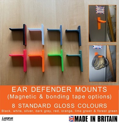 ear defenders mount bracket for gun cabinet wall van storage ear muffs ...