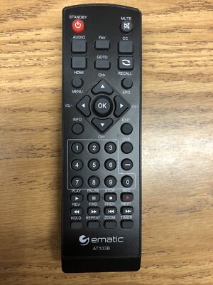 eMatic AT103B Remote Control Un-Tested Good Condition Cosmetically | eBay