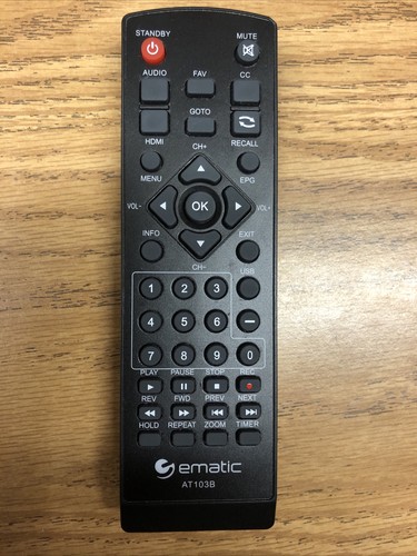 eMatic AT103B Remote Control Un-Tested Good Condition Cosmetically | eBay
