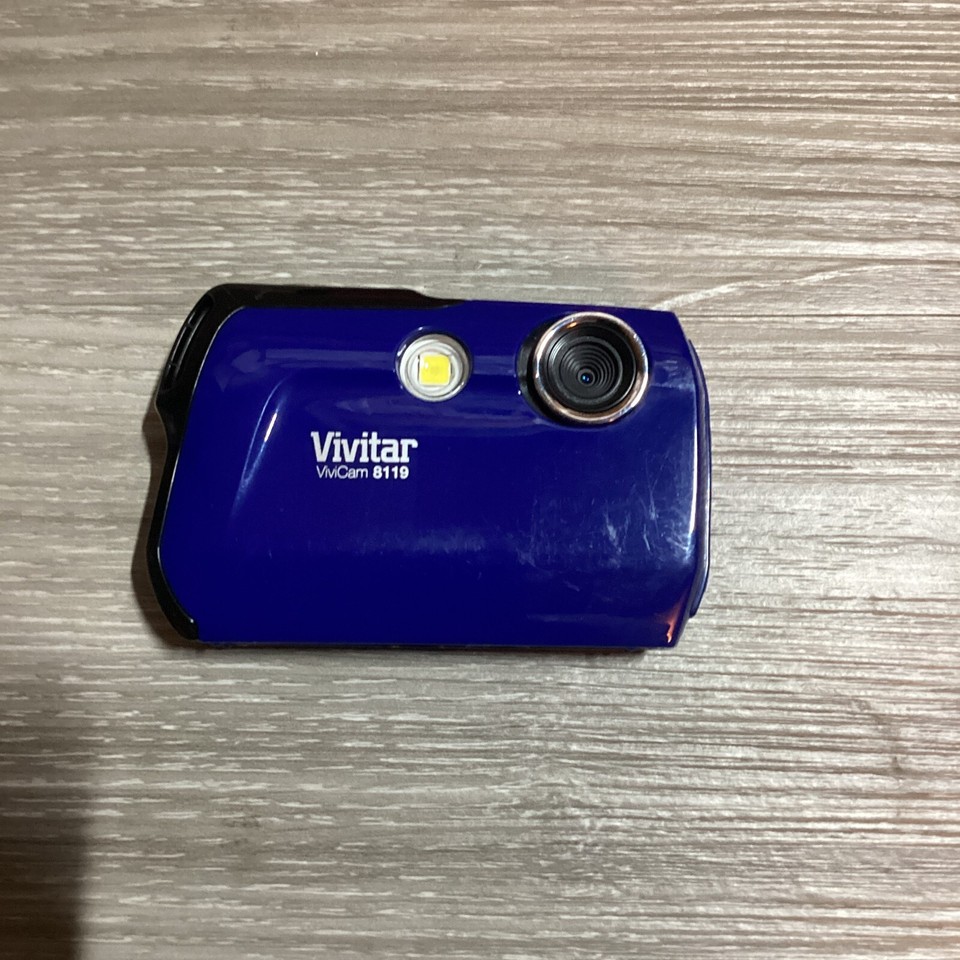 Vivitar ViviCam 8119 Digital Camera 8.1MP Pink or Blue See Video TESTED ...