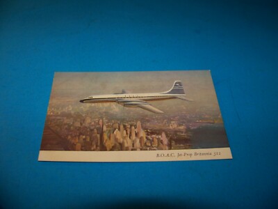 B.O.A.C. Jet-Prop Britannia 312 "Built By Bristol Aeroplane Company ...