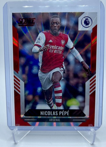 2021-22 Panini Score Premier League - Nicolas Pepe #197 Red Lasers for ...