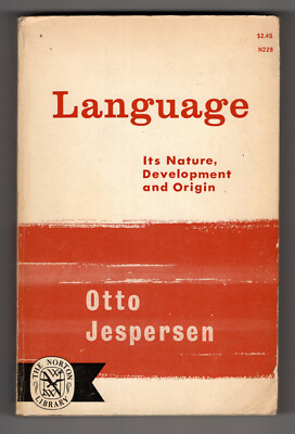 Language: Its Nature, Development and Origin - Otto Jespersen - Norton ...