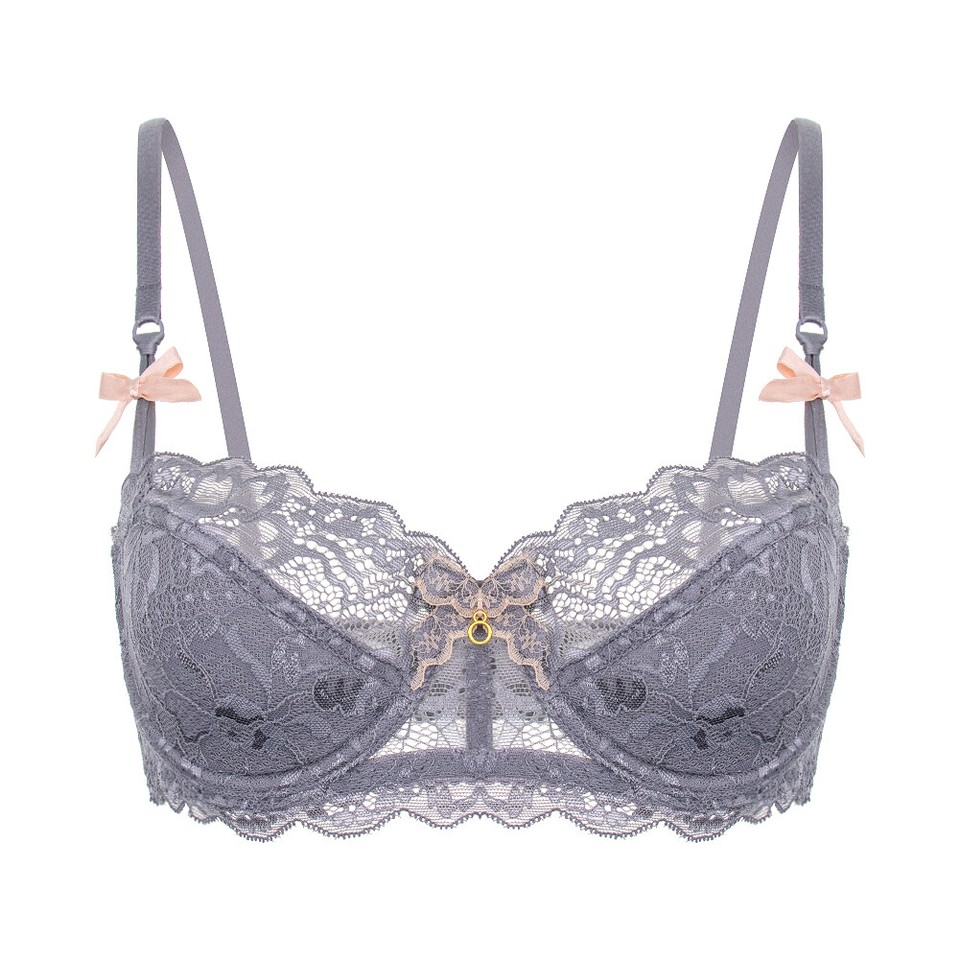 Women's Half Cup Sexy Lace Bra Underwear Push Up Thin Cup Bra | eBay