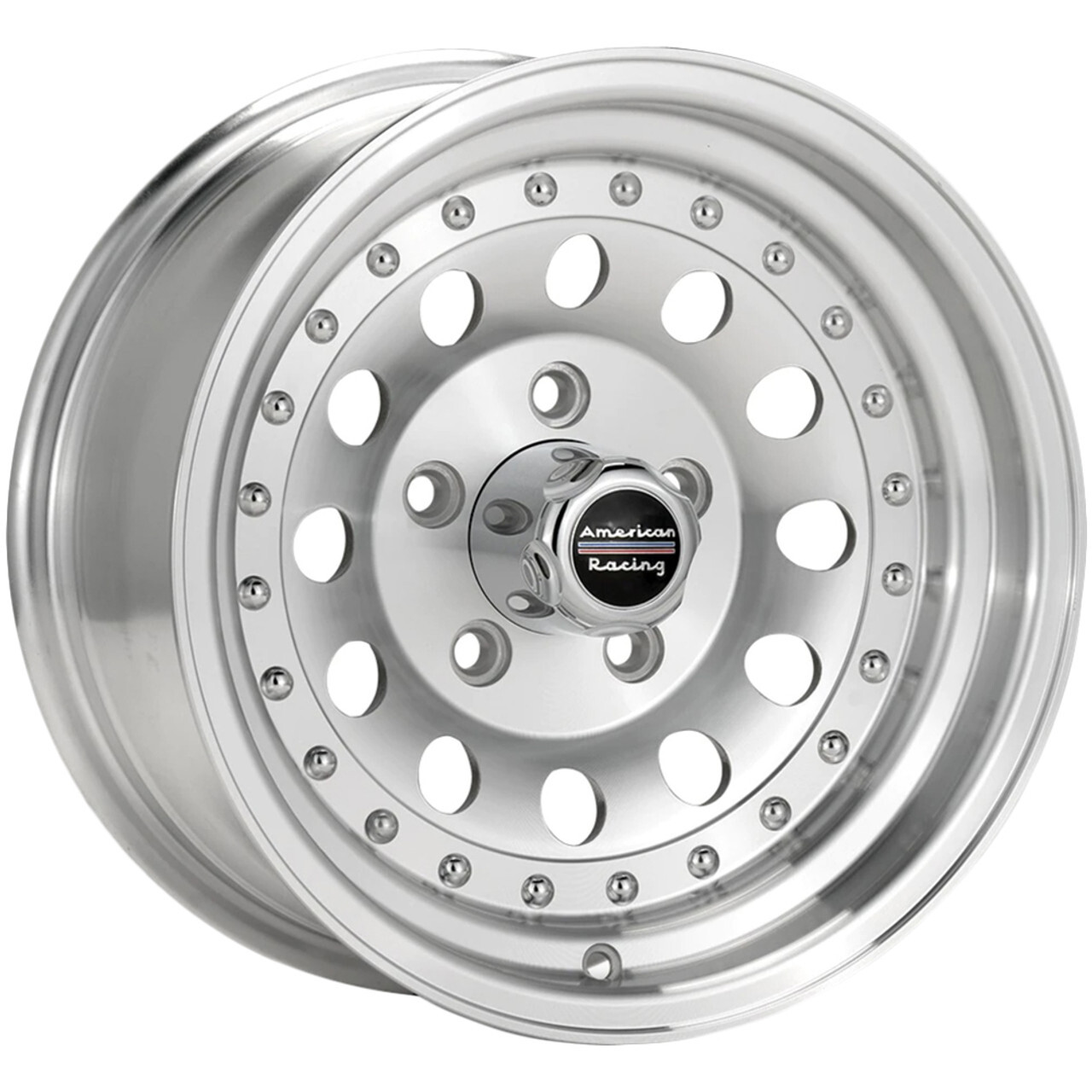16x8 +0 American Racing AR62 Outlaw II 5x135 Machined W/ CC Wheels (Set ...