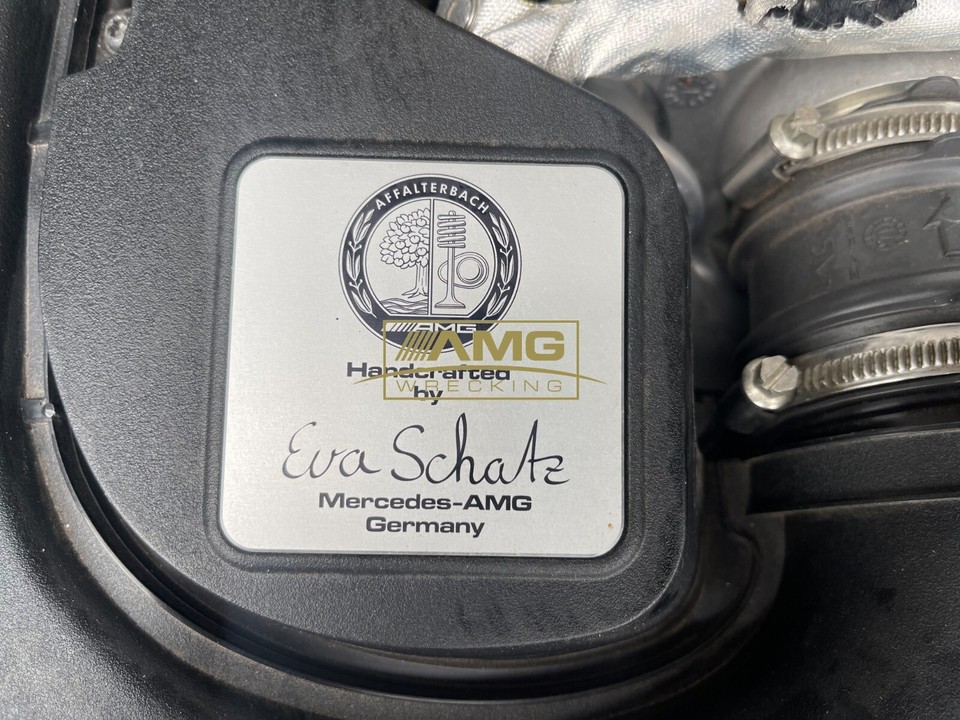 Mercedes-Benz C63s AMG M177 4Lt V8 Twin Turbo Engine Complete Motor ...