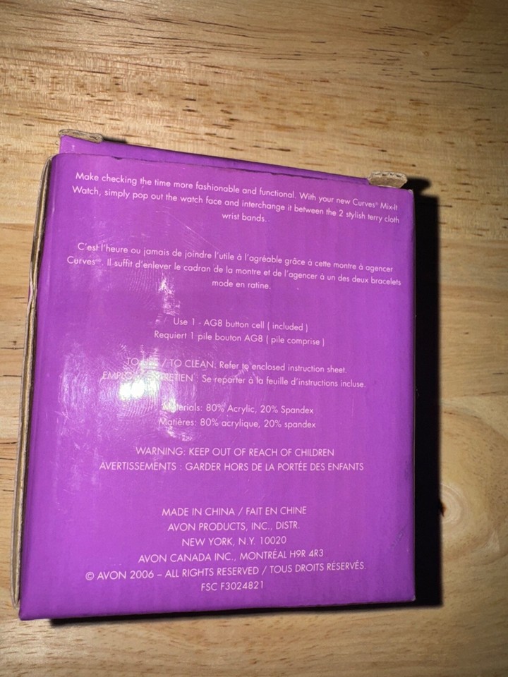 Avon curves mix it watch nos | eBay