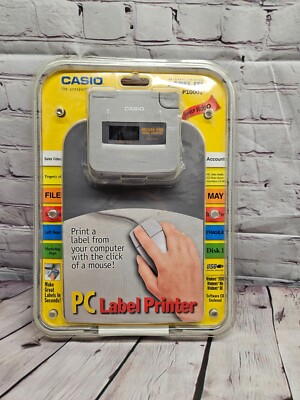 SEALED New Casio PC Label Printer KL P1000 Mousepad EZ Label Printer | eBay