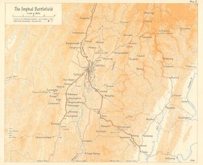 Burma Campaign. Imphal Battlefield 1944. World War 2. Manipur, India ...