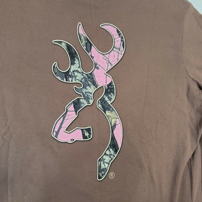 Pink Camo Browning Logo