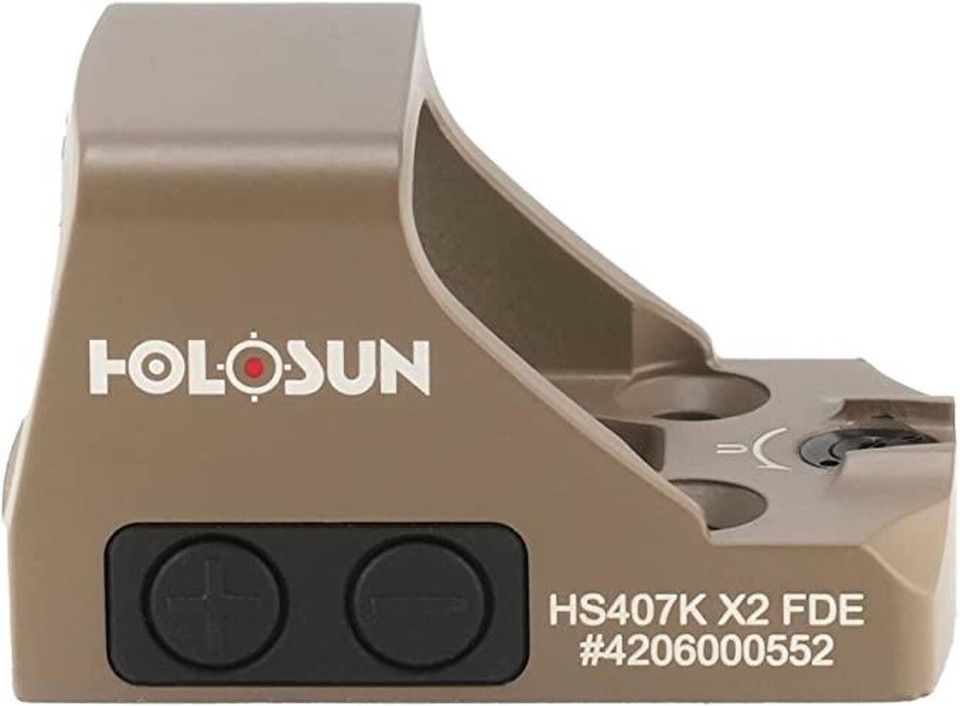 Holosun Classic Open Reflex Red Dot Sight 6 MOA, FDE w/FREE SHIRT ...