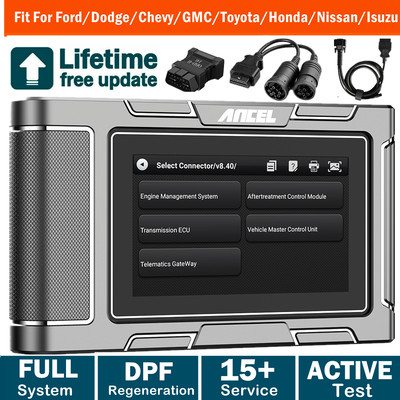 12V 24V Pickup Light Diesel Truck Scanner Bidirectional OBD OBD2 All ...