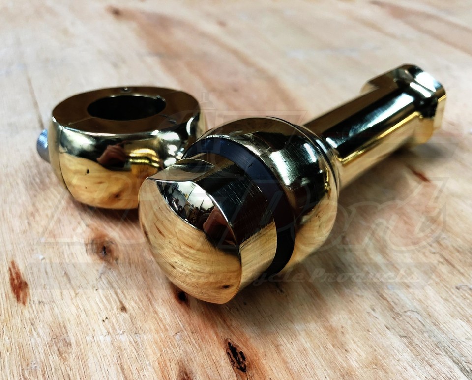 Motorcycle 1" Dog Bone Handlebar Risers Harley Chopper Bobber Cafe ...