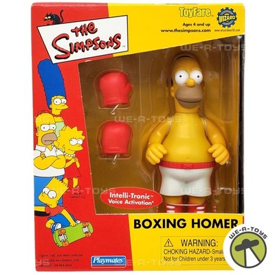 The Simpsons Boxing Homer Action Figure Toyfare 2001 Playmates NEW | eBay