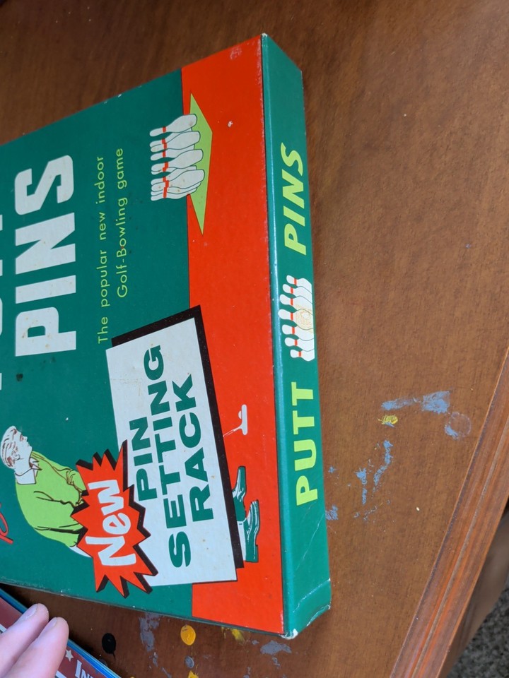 Vintage 1960s Jack Banning's Putt-Pins Indoor Golf-Bowling Game ...