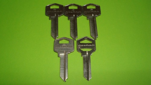 Lot of 5 HILLMAN EZ1 1522 Type 5 Pin Uncut Key Blanks for EZ SET/LSDA ...