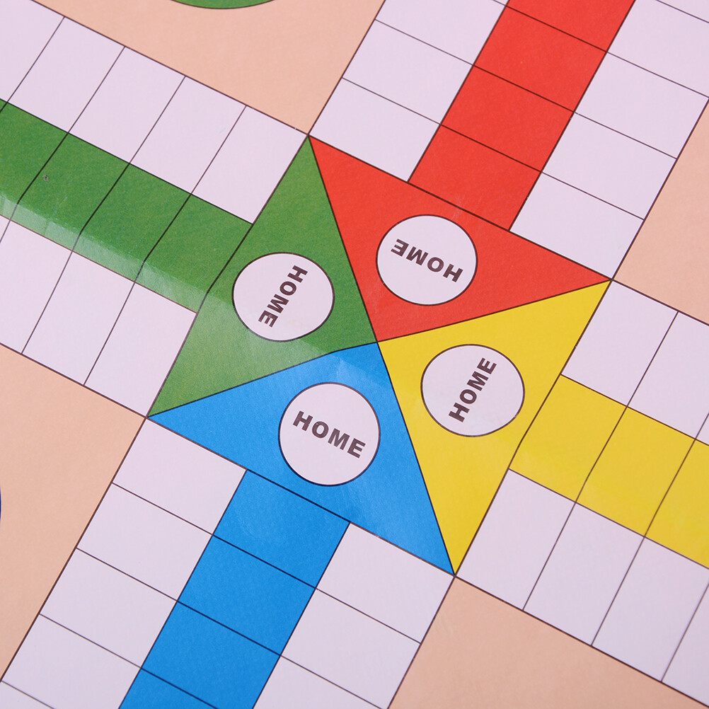 Non-woven Fabrics Foldable Ludo Snake Chess Board Game Family-ml | eBay