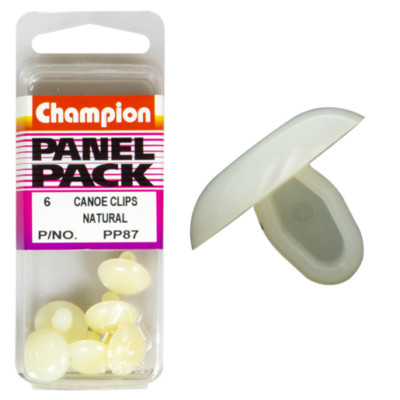 Champion Canoe Clips - White - PP87 | eBay Australia