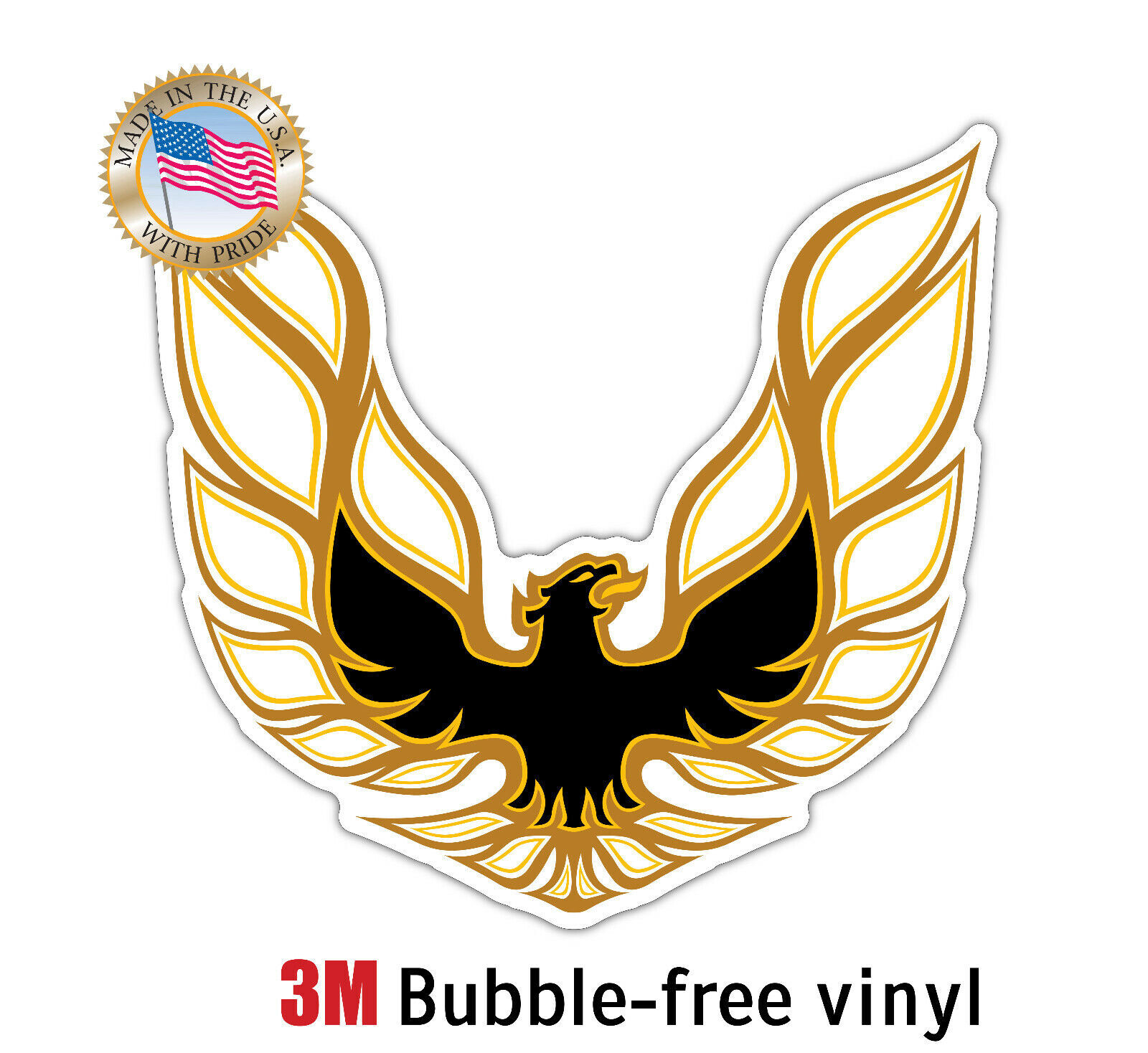 PONTIAC FIREBIRD DECAL STICKER 3M USA MADE TRUCK HELMET VEHICLE WINDOW ...