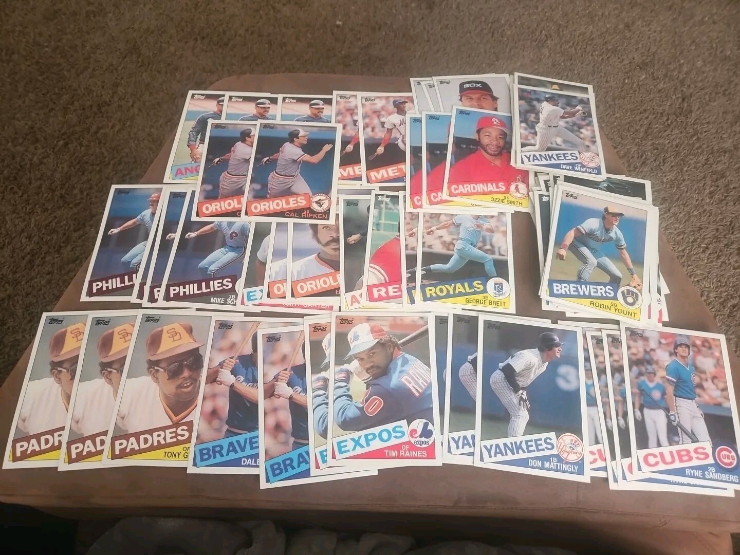 1985 Topps Super Card Lot Of (90) 5x7 Hall Of Famers | eBay