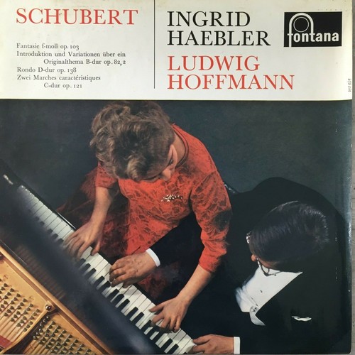SCHUBERT - Klavierduos: Haebler / Hoffmann (Fontana 698 069 CL / Mono ...