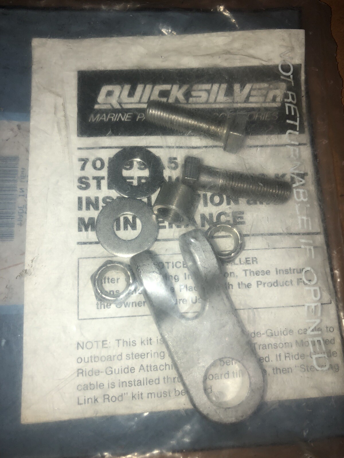 Steering Clevis Kit Mercury Mariner 25HP Bigfoot 30HP 40HP 50HP ...