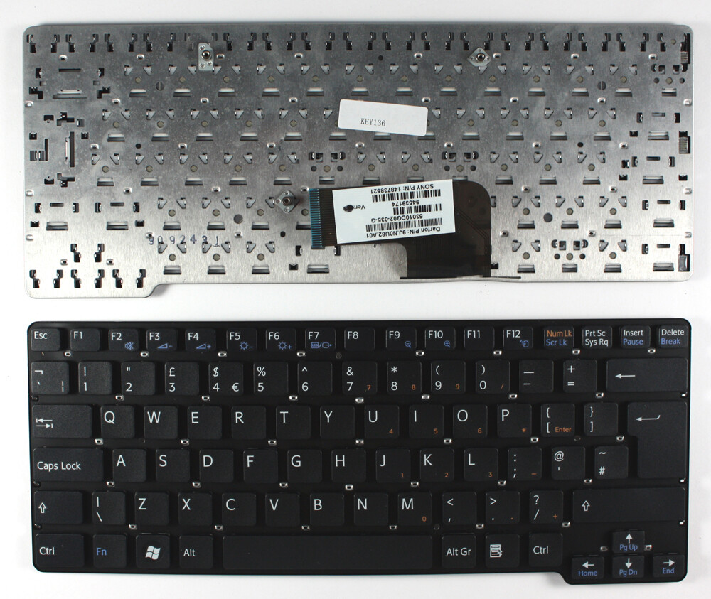 Sony Vaio VPC-CW2S8EW Black UK Layout Replacement Laptop Keyboard | eBay